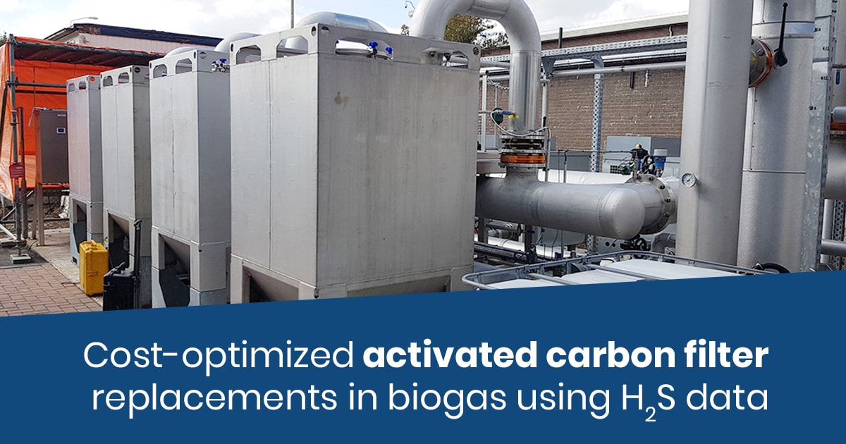 Case: Cost-optimized activated carbon filter replacements in biogas ...