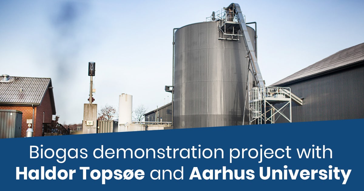 Neues Biogas-Projekt mit Haldor Topsoe und AU - SulfiLogger™ sensor